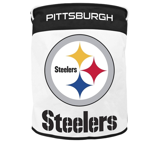 Duck House | Bath | Nfl Pittsburgh Steelers Canvas Laundry Basket ...